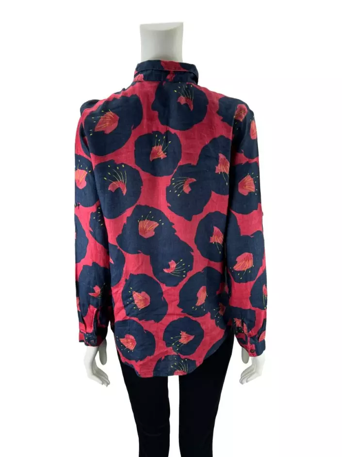 Camisa Richards Linho Estampada Original - CSA121 | Etiqueta Única