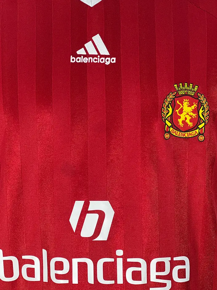 Camiseta Balenciaga x Adidas Oversized Soccer Vermelha Camiseta Balenciaga x Adidas Oversized Soccer Vermelha