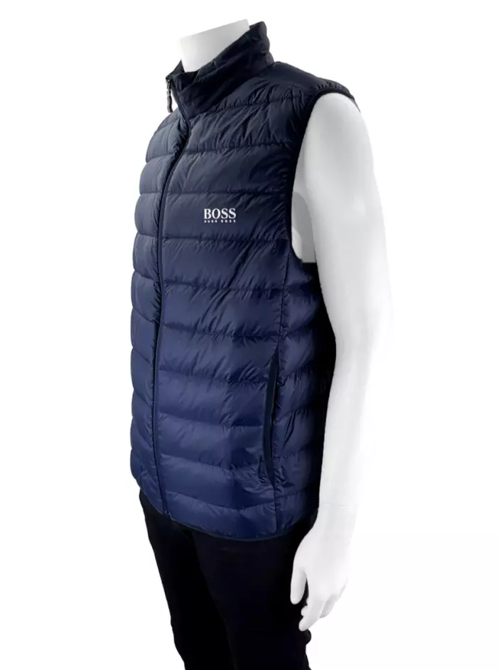 Colete Hugo Boss Puffer Azul Original - | Etiqueta Única