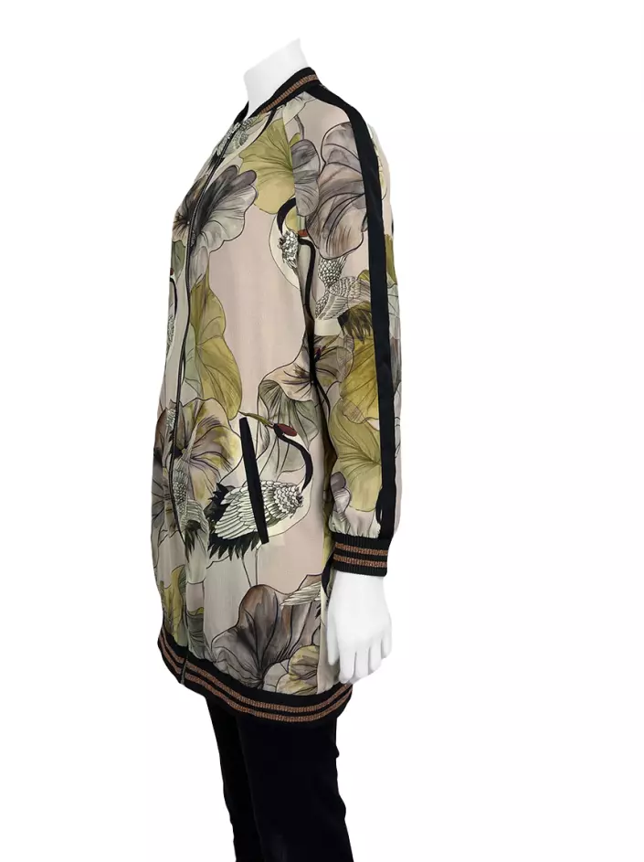 Jaqueta Zara Estampada Bomber Estampada - ZRA64 Original | Etiqueta Única