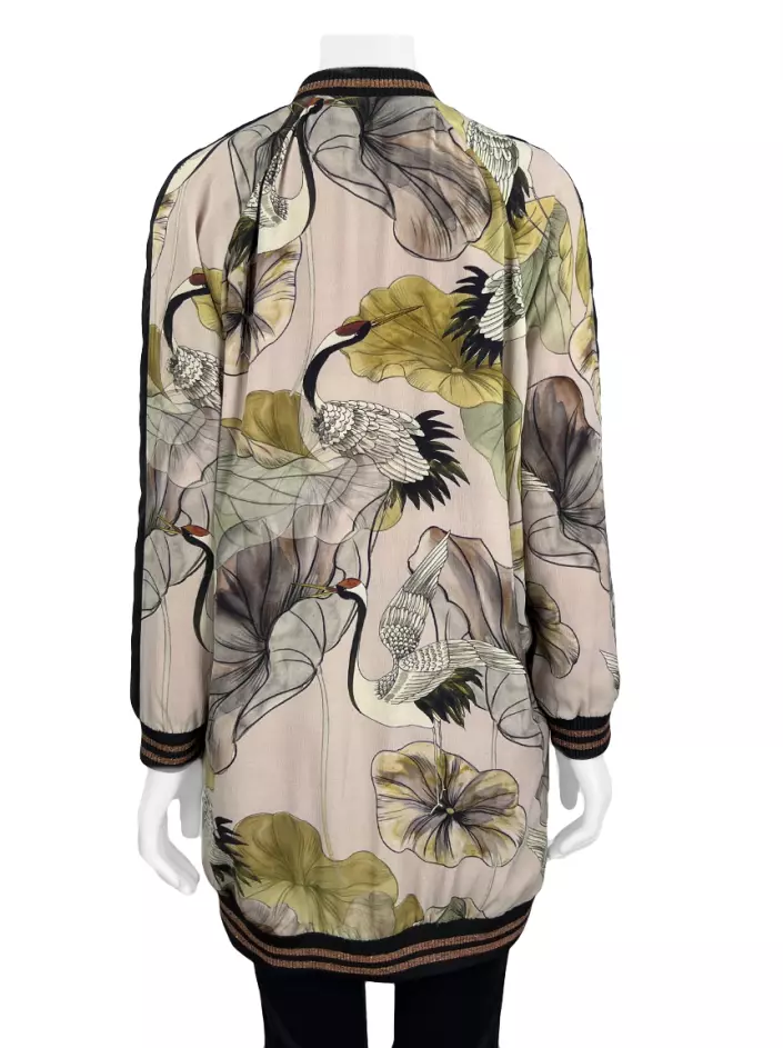 Jaqueta Zara Estampada Bomber Estampada - ZRA64 Original | Etiqueta Única