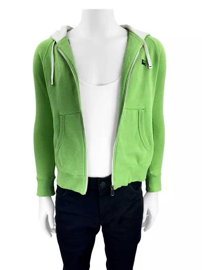 Moletom Burberry Tecido Verde Original - | Etiqueta Única