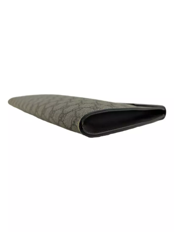 Pasta Gucci GG Supreme Monogram Portfolio - KQK16 Original | Etiqueta Única