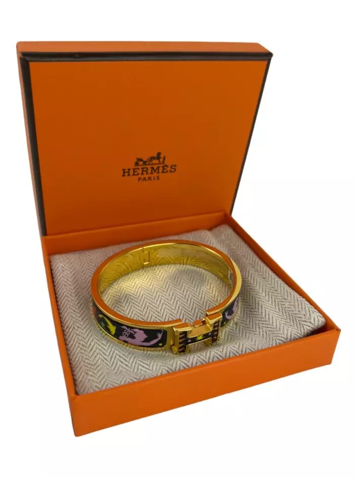Pulseira Hermès Clic H Sous le Charme - TGL54 Original - | Etiqueta Única