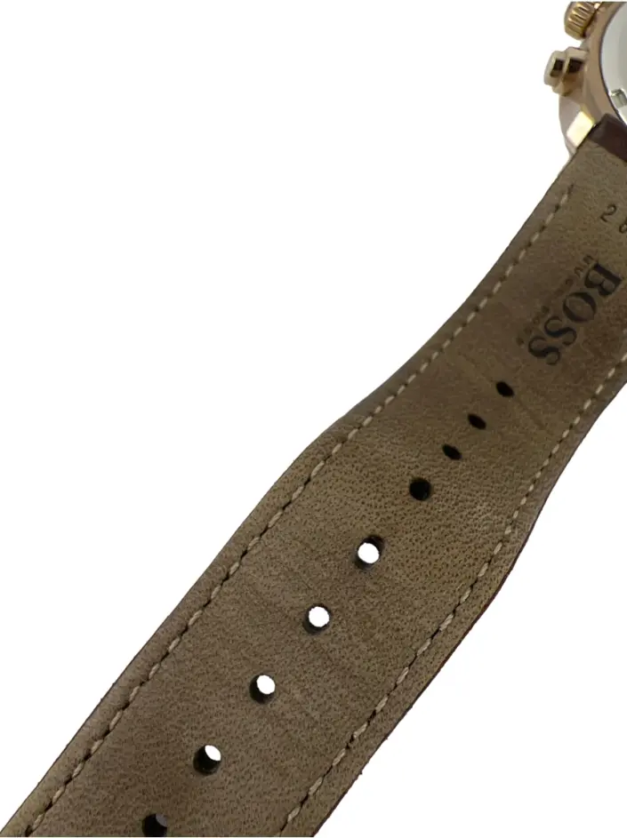 Relógio Hugo Boss Quartzo Couro Marrom - CEJT5 Original - | Etiqueta Única