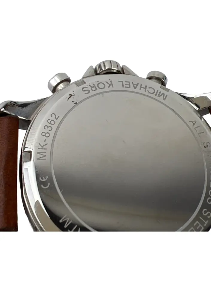 Relógio Michael Kors MK8362 Gage Couro Marrom - CEJT6 Original ...