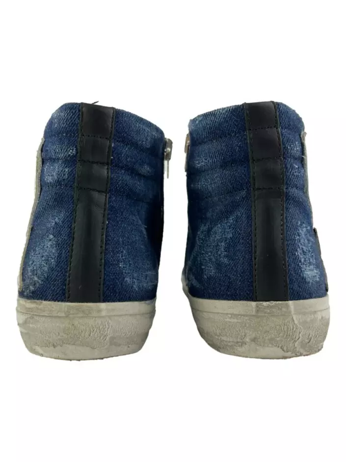 Tênis Golden Goose Deluxe Brand Slide Azul Original - | Etiqueta Única