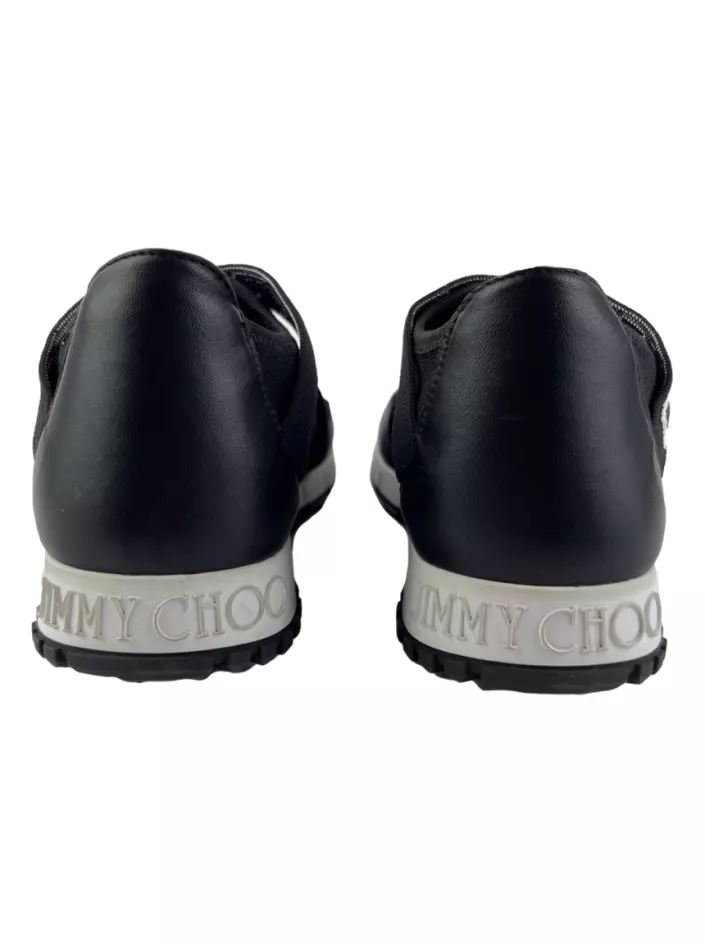 Tênis Jimmy Choo Toronto Logo Preto - NDM99 Original | Etiqueta Única