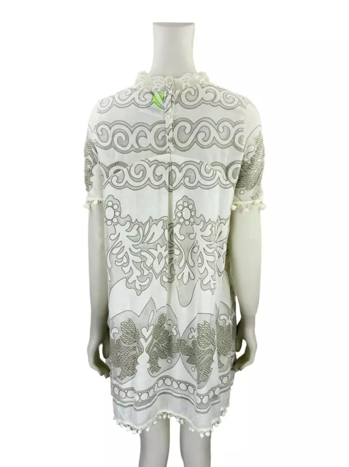 Vestido Farm Tecido Branco - RCF25 Original - | Etiqueta Única