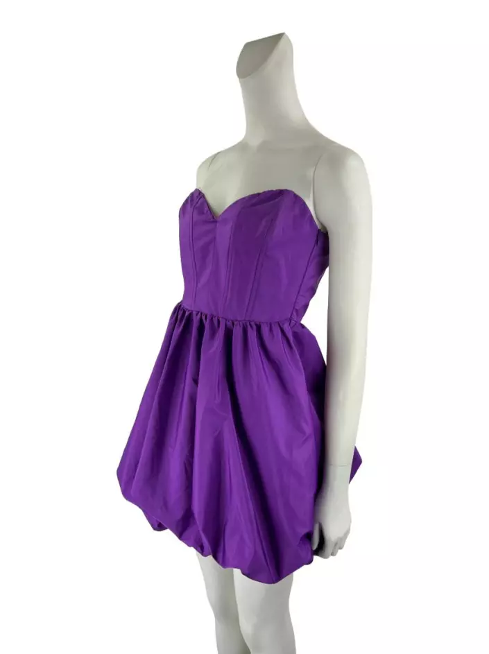 Vestido Zara Curto Roxo Original - CCAI53 | Etiqueta Única