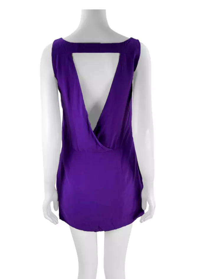 Vestido Zara Curto Roxo - GHG109 Original | Etiqueta Única